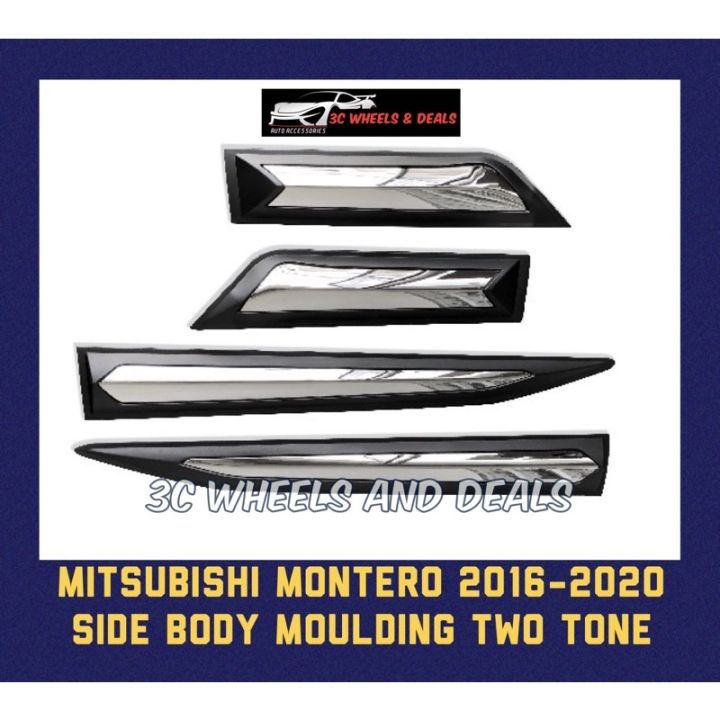 MITSUBISHI MONTERO 2016-2020 SIDE BODY MOULDING TWO TONE | Lazada PH