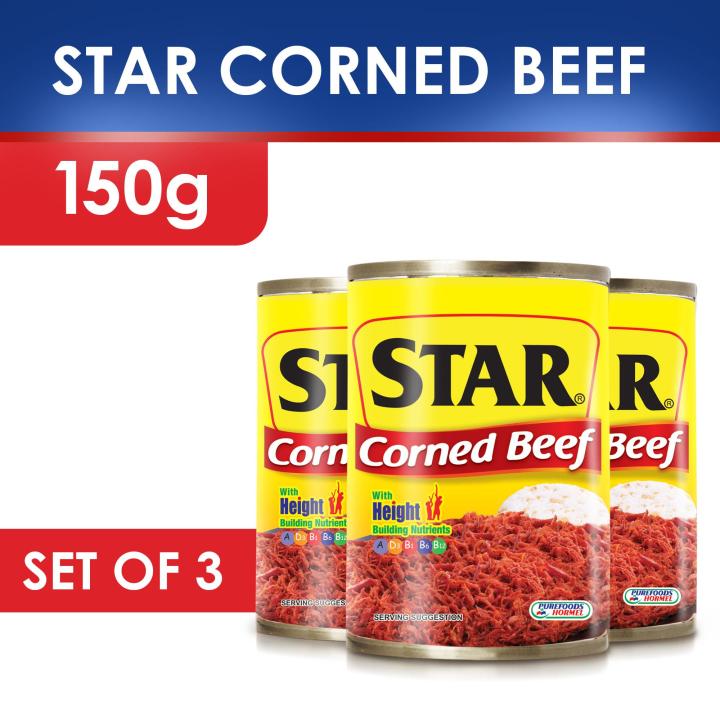 Star Corned Beef (150g) Set of 3 | Lazada PH