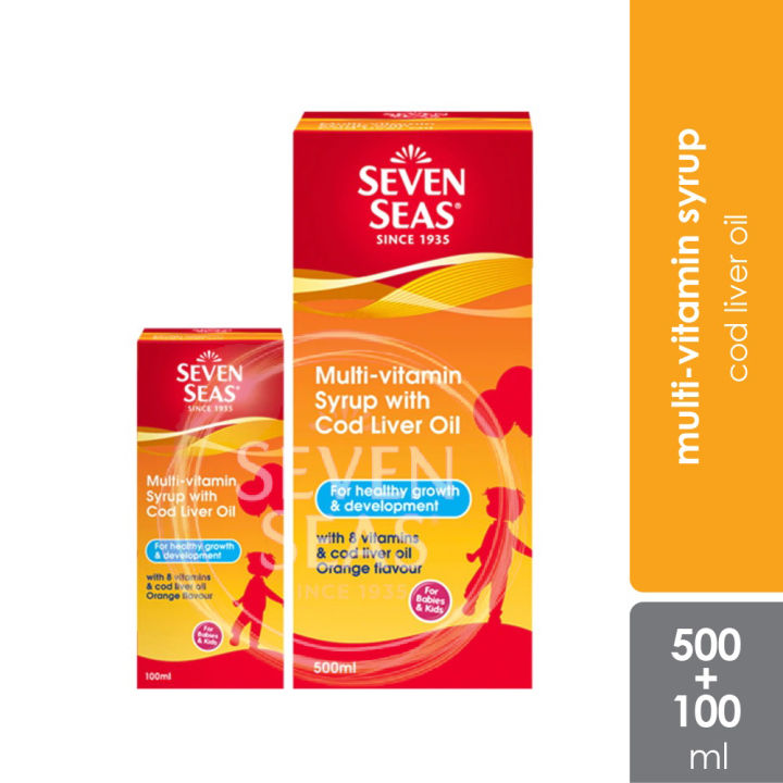 Seven Seas Multivitamin Syrup 100ml+500ml Exp Date Jan 2025 | Lazada ...