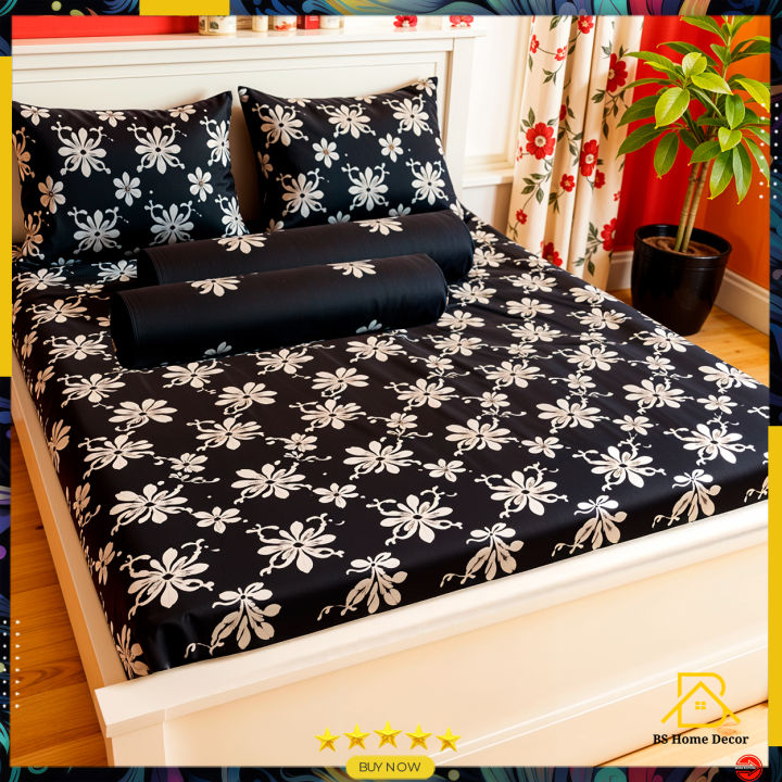 Bs Home Decore - Sprei Set Motif Ukuran 180x200cm Elegan Minimalis ...