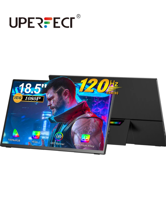 UPERFECT USetup E5 120Hz Gaming Monitor 18.5" IPS Screen With HDMI USB ...