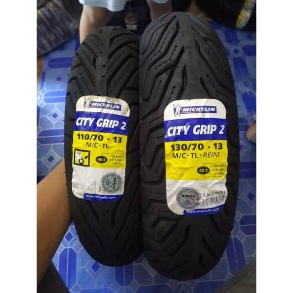 MICHELIN CITY GRIP 2 TIRE SET FOR NMAX v1 v2 (MANUFACTURED 2021-2022 ...
