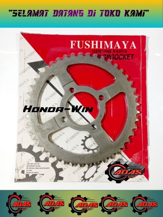 GEAR BELAKANG/HONDA-WIN/45T-50T/FUSHIMAYA-GIR RANTAI RODA MOTOR | Lazada Indonesia