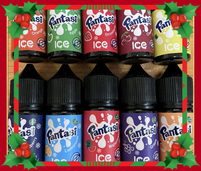 ICE Fantasi 6 Cans (30ml/50MG) of Gina Mango 240 mL (Mango Juice ...