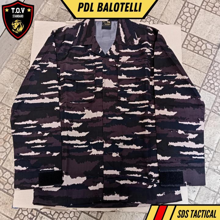 Seragam PDL TNI AL KRI Layar Balotelli Full Puring by Tov Standard | Lazada Indonesia