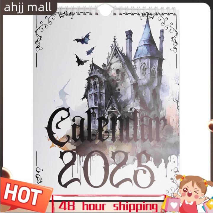 Witchy Goth 2025 Calendar Digital Pagan 2025 Monthly Planner Letter ...