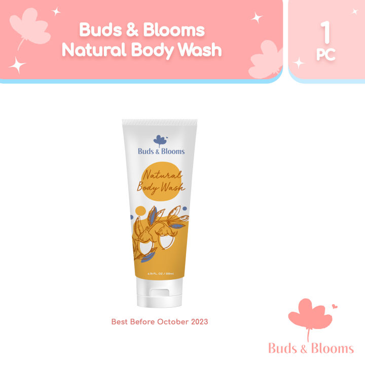 Buds & Blooms Maternity and Breastfeeding Safe Natural Body Wash ...