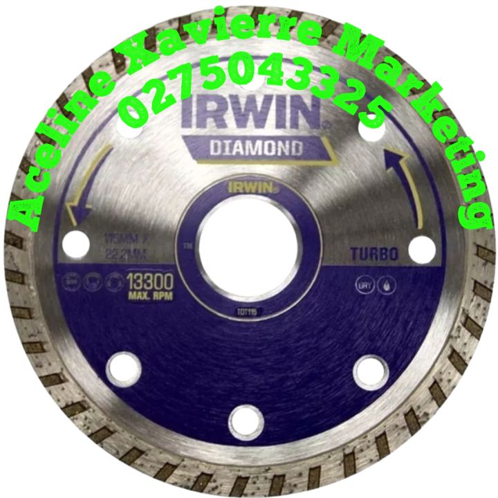 IrwinMakita Diamond Turbo / Segmented Diamond Cutting Disc 4" for ...