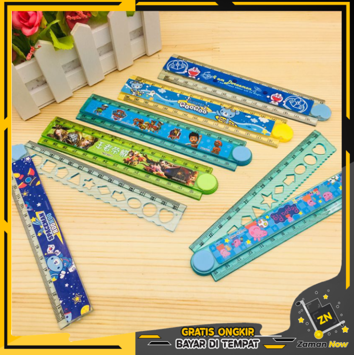 Zaman Now - Motif Karakter Lucu / Ruler Fancy Karakter Lucu / Mistar ...