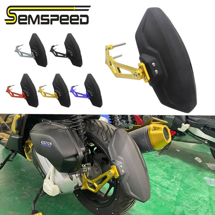 SEMSPEED Motorcycle Rear Fender Mudguard Wheel Splash Guard For Honda ...
