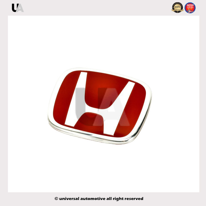 Honda Type - R OEM Front & Rear Red / Black Car Logo Emblem | Lazada