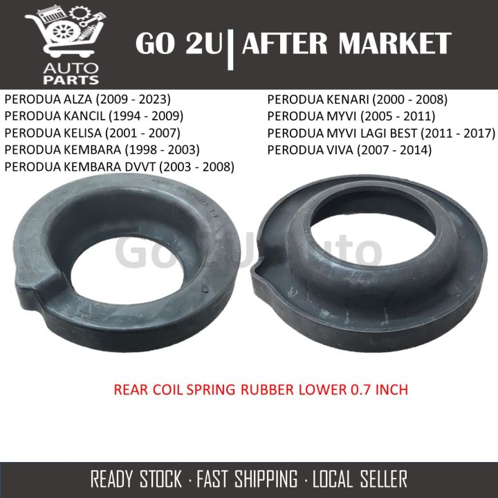 REAR COIL SPRING RUBBER LOWER 0.7 INCH -48482-BZ020 PERODUA MYVI,MYVI ...