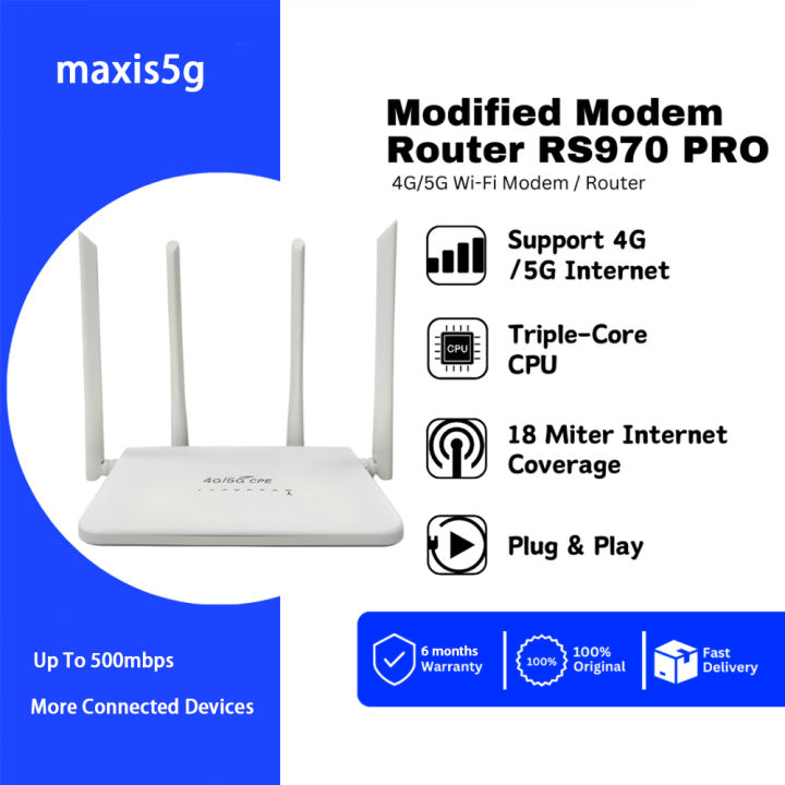 NEW 2024 Turbo RS970 PRO 4G/5G LTE CPE Router Modem Wi-Fi 500mbps ...