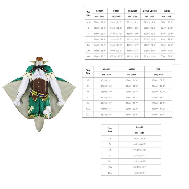 Genshin Cosplay Venti Impact Full Set Costume Party Dress Women Adult Halloween | Lazada Singapore