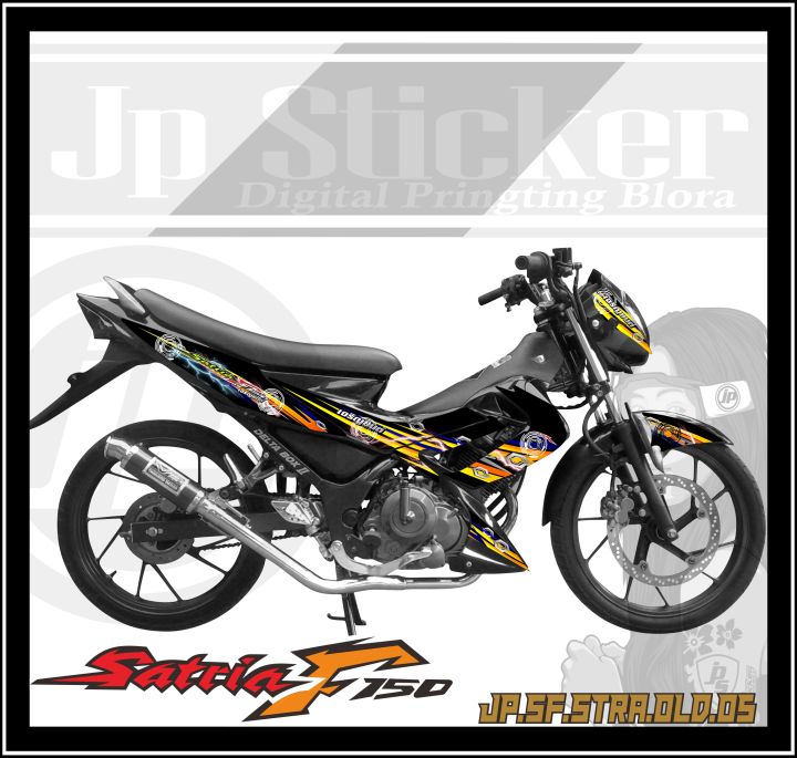 Sticker Striping List Motor Satria Barong / Lama - Stiker Satria 2008 ...