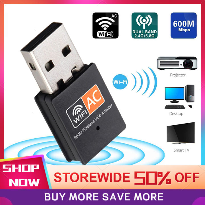 USB Nano Mini Wireless Wifi Adapter Dongle Receiver Network LAN Card PC ...