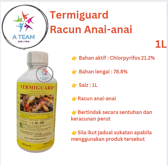 1L Termiguard racun anai-anai 蚂蚁药 Chemical Termite Pest Control 1L | Lazada