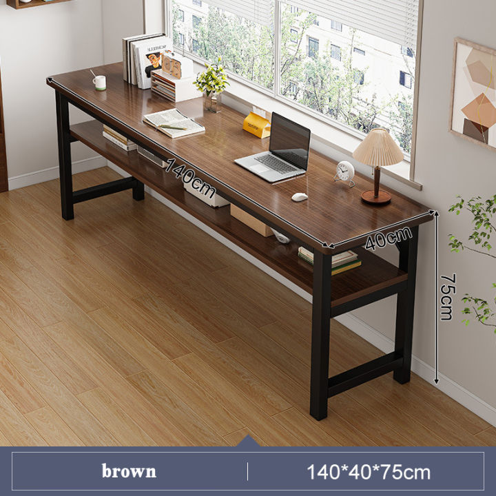 【SLS】100-160cm Double-deck Computer Table office table Dining Table ...