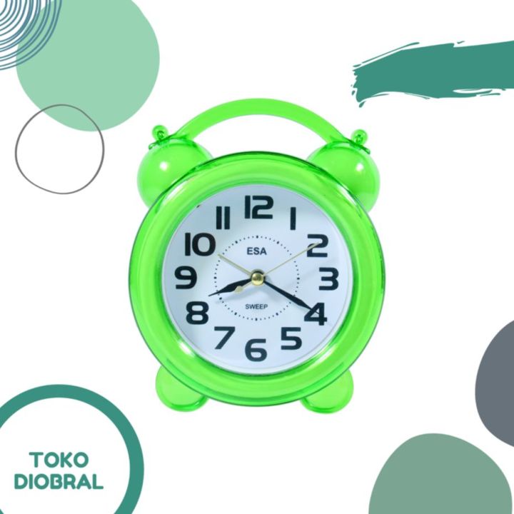 Weker ESA polos bunyi kring atau melodi alarm clock | Lazada Indonesia