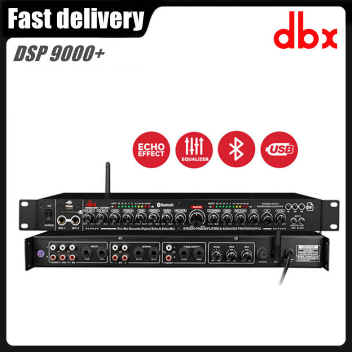 DBX dsp9000+ karaoke echo effect, one click to prevent microphone ...