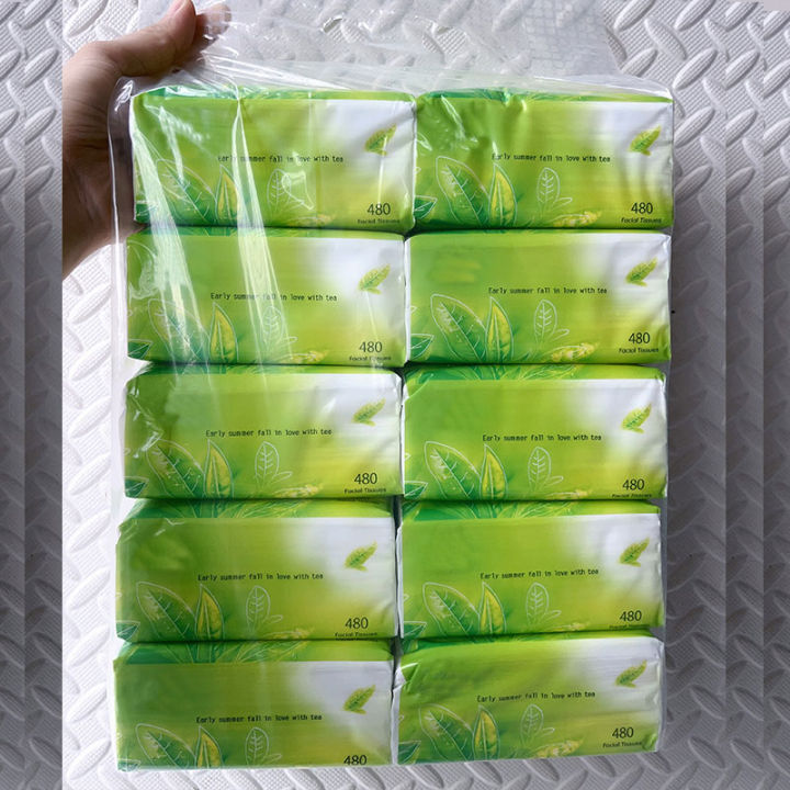Paper toilet paper 4-Ply 480 Sheets Facial Tissue soft towel paper ...
