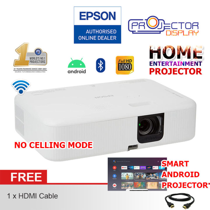 Epson EpiqVision Flex CO-FH02 Full HD 1080p Smart Portable 3LCD ...