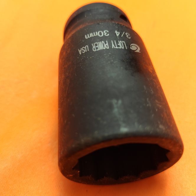 HEAVY DUTY 30MM FLOWER TYPE 3/4 DRIVE DEEP SOCKET. | Lazada PH