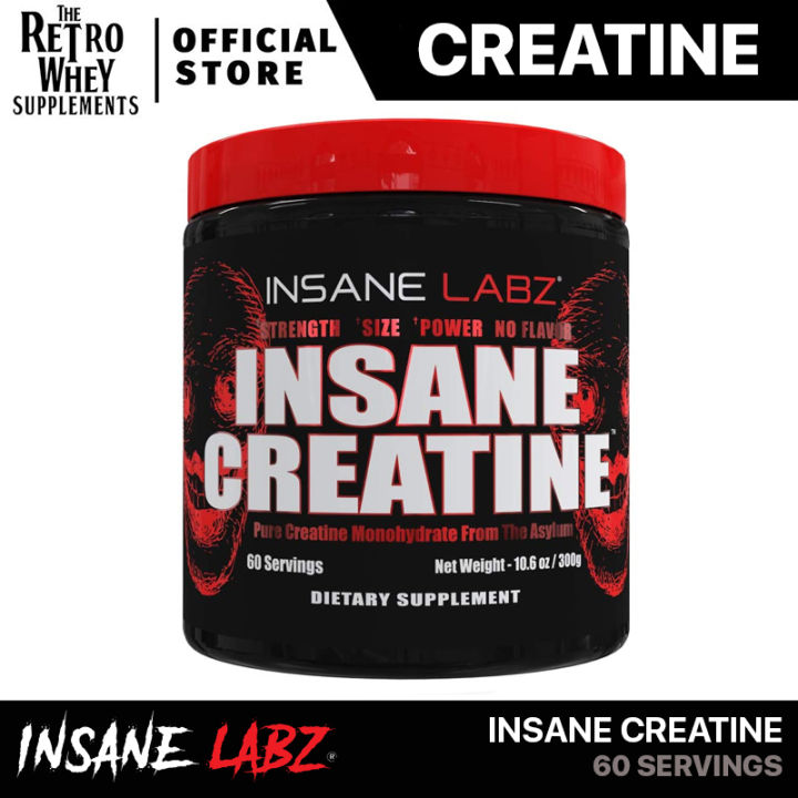 Insane Labz Insane Creatine 60s - (Ultra-micronized 100% Creatine ...