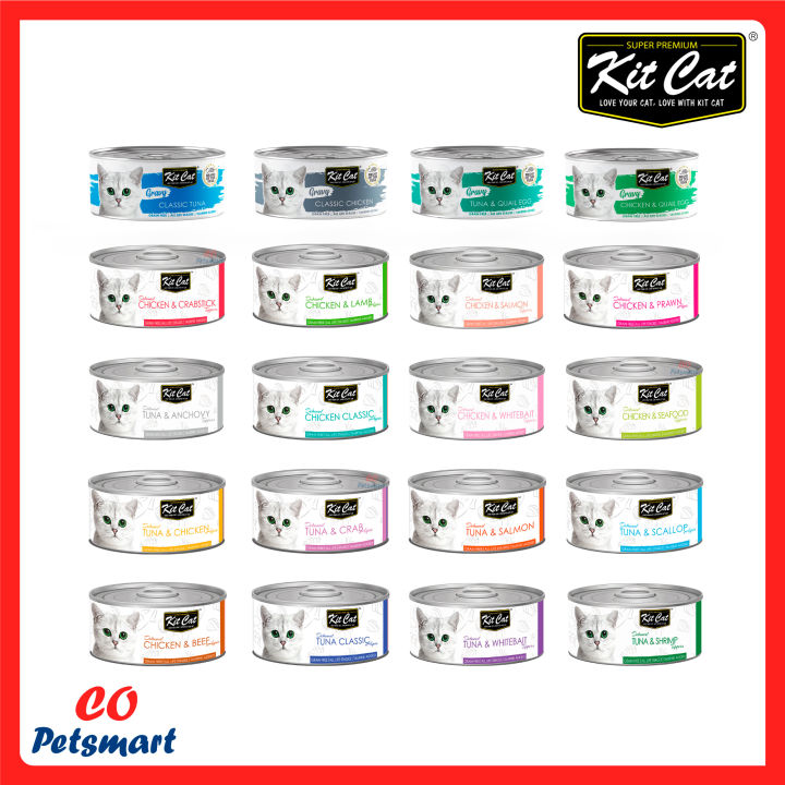Kit Cat Super Premium Cat Canned Food / Wet Food 70gm / 80gm | Lazada