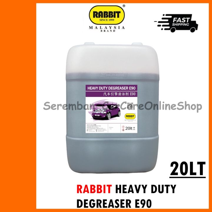 RABBIT HEAVY DUTY DEGREASER E90 - 20Lt - Super Engine Degreaser ...