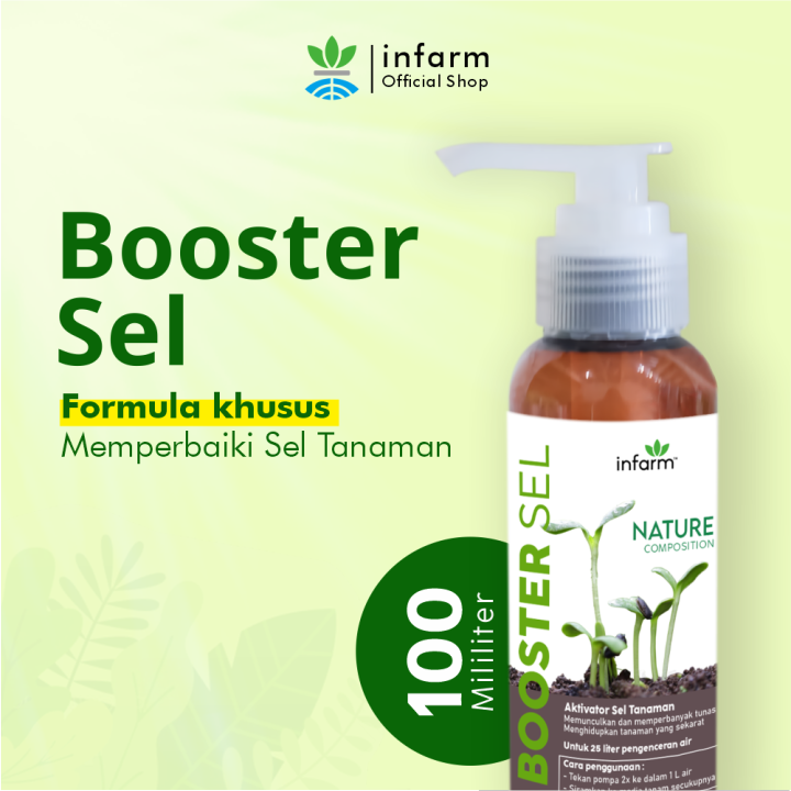 Infarm Booster Sel Suplemen Nutrisi Pertumbuhan Tanaman Sayuran Buah dan Bunga | Lazada Indonesia