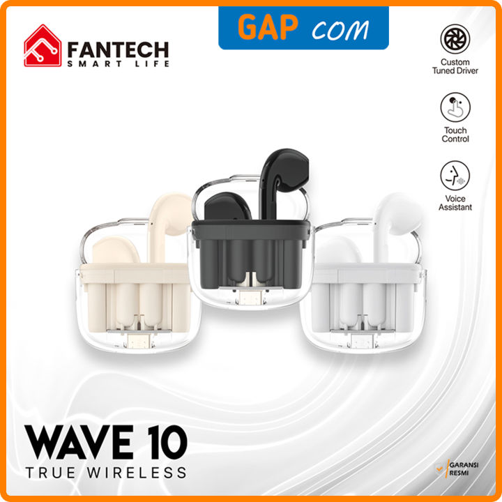 TWS Bluetooth Wireless Fantech TW10 Wave10 Earbuds Earphone Portable | Lazada Indonesia