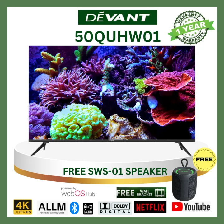 Devant 50 inch Quantum 4K UHD WEB OS TV 50QUHW01 - Quantum, Netflix ...