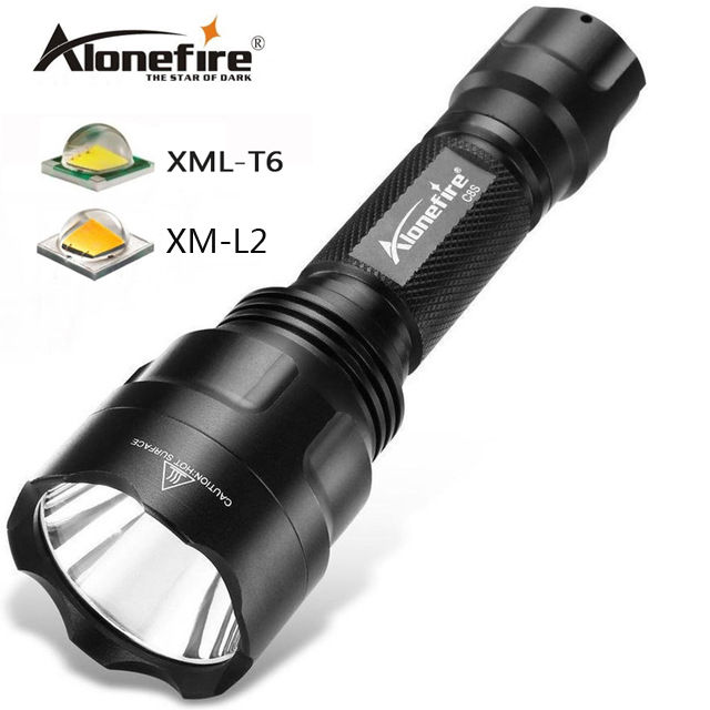 Alonefire C8s XM-L T6 L2 LED Flashlight 4000 Lumens 5 Mode Camping Lanterna Waterproof | Lazada PH