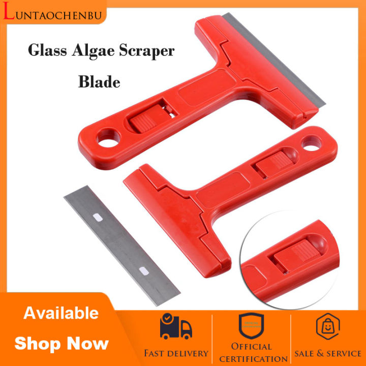 Aquarium Glass Algae Scraper Blade Cleaner Fish Tank Razor Coralline ...