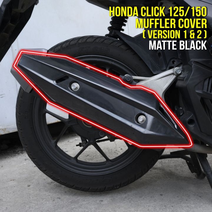 Universal Muffler Cover Heat Guard Carbon Mio Sporty Honda Beat Fi ...