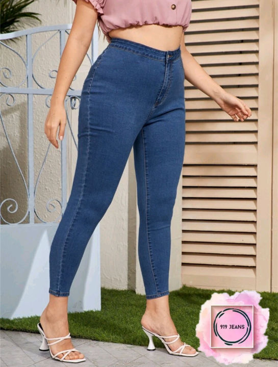 cod 919 Jeans 5 Colors Plus Size High Waist Skinny Denim Jeans For ...