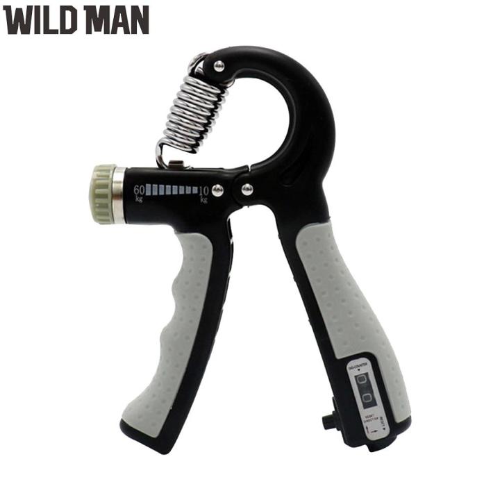 Adjustable R-Shape Spring Hand Gripper Fitness Countable Hand Strength ...