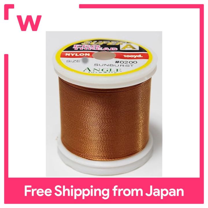 Angle Super A Pro Thread Nylon/A Size 0200/SUN-BURST Rod Winding Thread ...