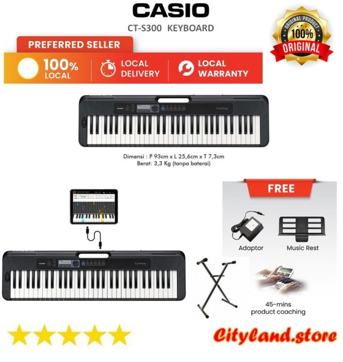 Keyboard Casio Casiotone Ct-s300 Original | Lazada Indonesia