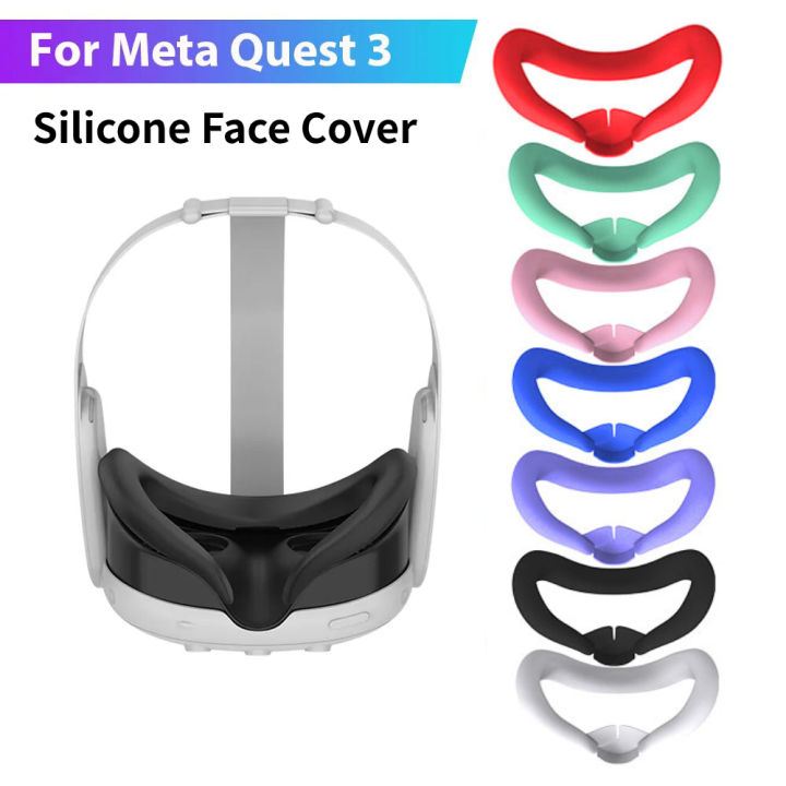 For Meta Quest 3 Replacement Face Cover VR Glasses Anti-sweat Shading ...