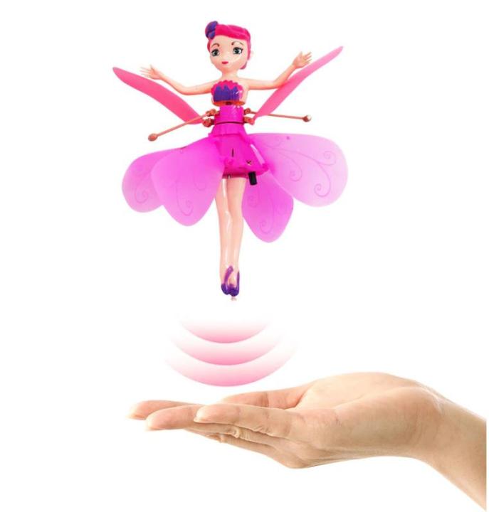 Flying Fairy Magical Princess Cute Dolls Toy Infrared Induction ...