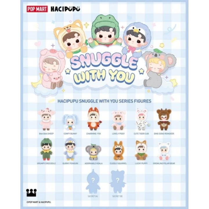 (พร้อมส่ง/ Blind Box) POPMART HACIPUPU Snuggle with you Series | Lazada ...