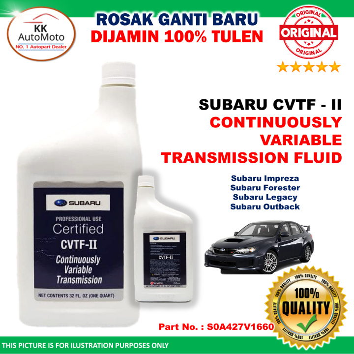 Genuine Subaru XV Forester Legacy Outback Impreza CVTF-II 946mL ...