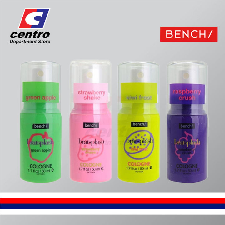 Bench Brat Splash Body Spray 50ml (Green Apple, Strawberry Shake, Kiwi ...