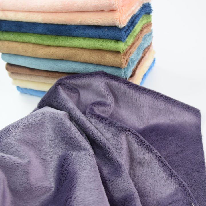 ZYFMPTEX5mm Plush Fabric, 100 Polyester Non Elastic Short Plush Fabric ...
