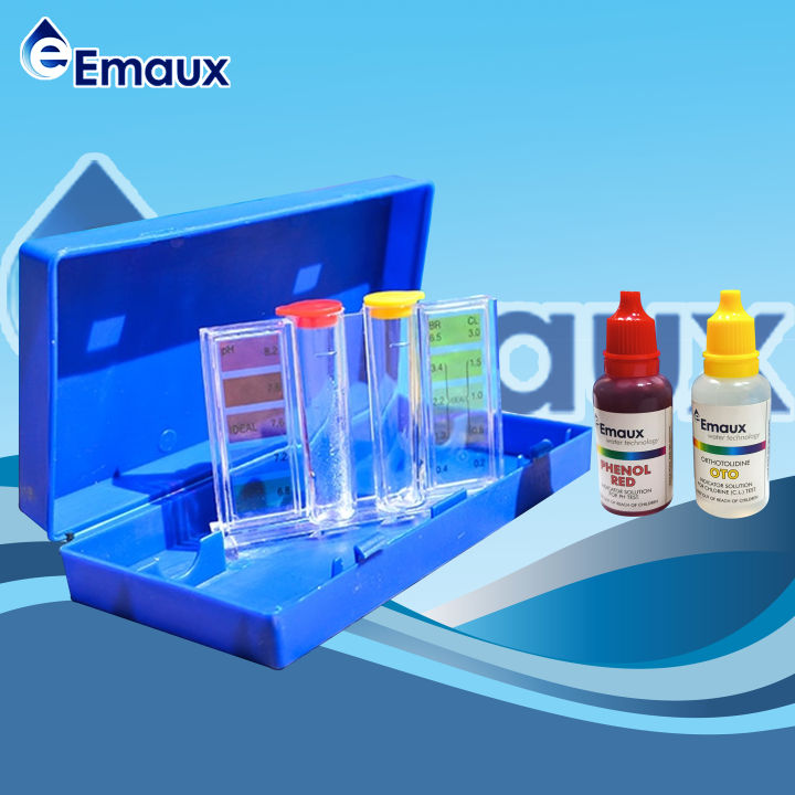 EMAUX 2 In 1 Swimming Pool Test Kit for Ph and Chlorine - CE029 | Lazada PH