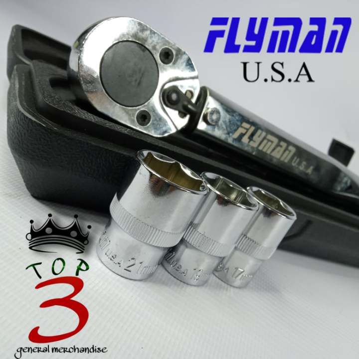 Flyman Usa Torque Wrench 1/2 drive 28-210 Nm. Maximum | Lazada PH