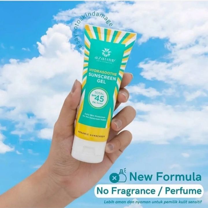 READY STOK - Azarine sunscreen gel spf 45 - Azarine hydrasoothe ...