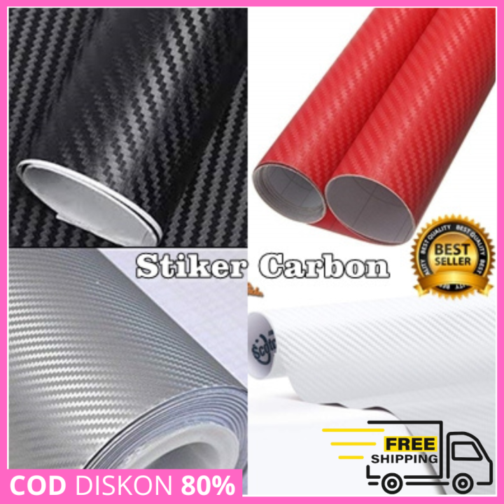 Dtg Indonesia [BISA COD] Stiker Karbon Doff ukuran 45cm x 1 Meter ...